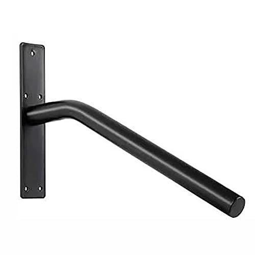 JZWLW Wall Mount handrails for Outdoor Steps, Handrail for 1-3 Step Stairs, Iron Outdoor Grab Bar with Powder Coat Finished for Garage Yard Porch Garden Indoor Outdoor Steps