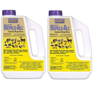 Bonide Products 2361 Repel Granules Animal Repellent, 3-Pound, Pack of 2