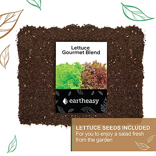 Eartheasy 42mm Peat Pellets with Seed Packet – Biodegradable Seed Starter Soil Pods Perfect for Your Indoor Garden, Vertical Garden Planter, Raised Garden Boxes and Seed Starter Trays (200 Pack)