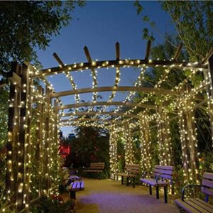 OxyLED Solar String Lights Outdoor, 72ft 200 LED String Lights Solar Powered Waterproof Decorative Fairy Lights for Garden Patio Wedding Party Christmas Tree Halloween (Warm White)