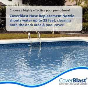 CoverBlast Pool Cover Pump Accessory - Easy-to-Install Hose Replacement Nozzle for Pool Pump