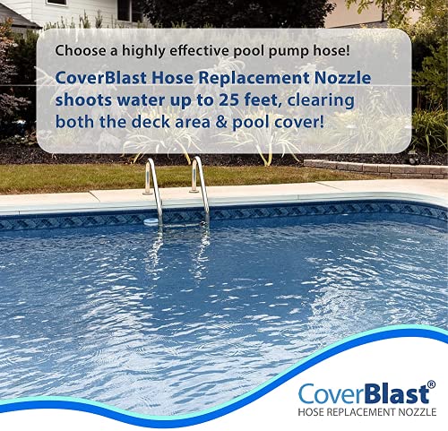 CoverBlast Pool Cover Pump Accessory - Easy-to-Install Hose Replacement Nozzle for Pool Pump