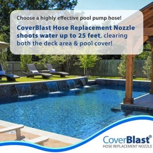 CoverBlast Pool Cover Pump Accessory - Easy-to-Install Hose Replacement Nozzle for Pool Pump