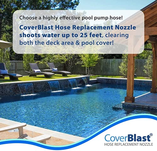 CoverBlast Pool Cover Pump Accessory - Easy-to-Install Hose Replacement Nozzle for Pool Pump