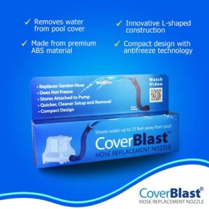 CoverBlast Pool Cover Pump Accessory - Easy-to-Install Hose Replacement Nozzle for Pool Pump