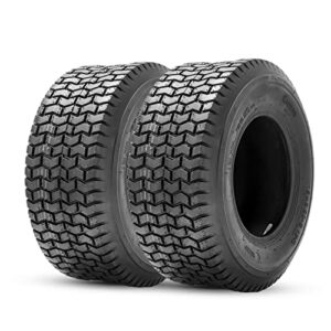 halberd 2pcs 16×6.50-8 lawn & garden mower tires turf friendly, 16×6.5-8 great traction for garden tractors, walk-behind mowers, turf maintenance vehicles, golf carts, snowblowers, utility vehicles