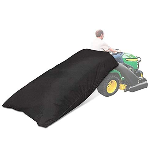 Milltrip Lawn Tractor Leaf Bag for Riding Lawn Mower, 96 × 56 Inch, 210D Oxford Cloth Wear-Resistant, Oversized Garden Lawn Mower Leaf Bag, Lawn Mower Grass Catcher Bag for All Lawn Mower Tractor