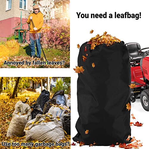 Milltrip Lawn Tractor Leaf Bag for Riding Lawn Mower, 96 × 56 Inch, 210D Oxford Cloth Wear-Resistant, Oversized Garden Lawn Mower Leaf Bag, Lawn Mower Grass Catcher Bag for All Lawn Mower Tractor