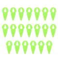 Hinzonek 20Pcs Green Plastic Safe Higher Efficiency See Fast Cutting for Garden Home1 Plastic Plastic Mower Set Plastic MowerPlastic Mower Set Set Plastic Plastic Mower Set Plastic Mower