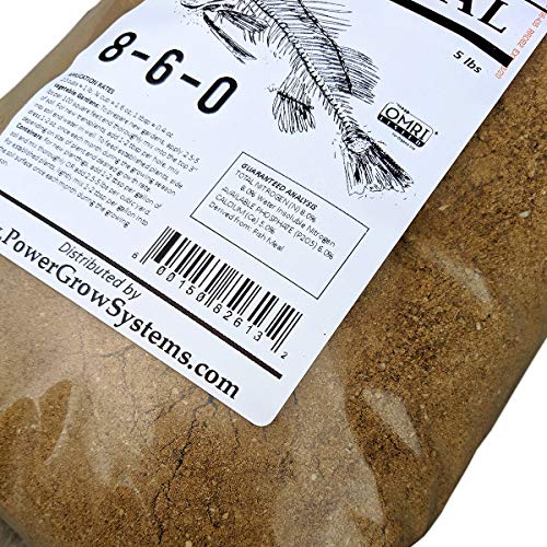 Fish Meal - Organic Fish Fertilizer 8-6-0 (5 lbs)