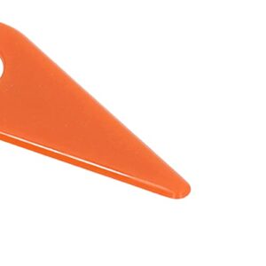 AMONIDA Plastic Trimming Blade, Wear Resistant 25PCS Compact Size Lightweight Lawn Mower Replacement Blades High Reliability Good Stability for Garden Devices (Orange)