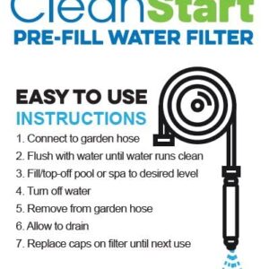 Guardian Filtration PRE Fill - Garden Hose Pre Filter to Fill Hot Tubs, Spas, Aquariums and Ponds- PREFILL2.5K 2,500 Gallon Water Pre-Filter