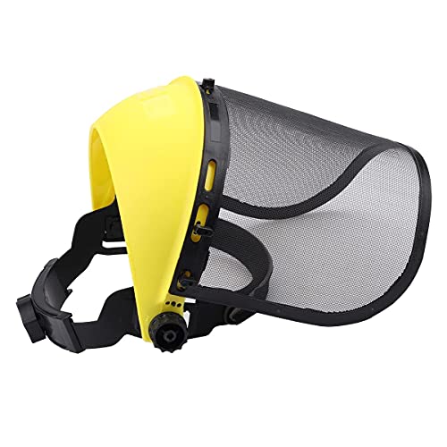 Hipa Safety Face Shield with Mesh Visor for Chainsaw Trimmer Pole Pruner