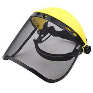 Hipa Safety Face Shield with Mesh Visor for Chainsaw Trimmer Pole Pruner