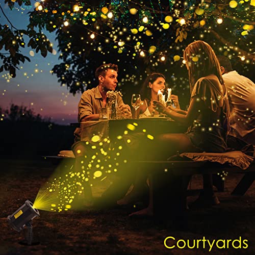 LedMall Moving Vivid Laser Firefly Star Lights with Aurora Effects Garden Decorative and Christmas Lights