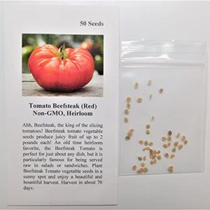 David's Garden Seeds Tomato Determinate Beefsteak 8472 (Red) 25 Non-GMO, Heirloom Seeds