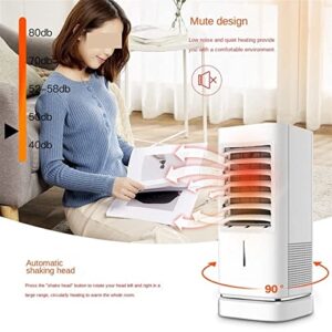 Outdoor Garden Heater Household Heater Desktop Small Electric Heater Heaters Ceramic Heating Mute Shaking Head Warm Fan Hot Fan Mini Space Patio Heater (Color : Gold, Size : AU)