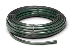 rain bird t63-100 drip irrigation 1/2″ (0.634″ od) blank distribution tubing, 100′ roll, black