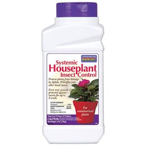 bonide systemic houseplant insect control, 8 oz ready-to-use granules for indoors and outdoors, protects plants from insects