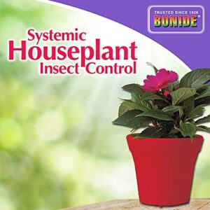 Bonide Systemic Houseplant Insect Control, 8 oz Ready-to-Use Granules for Indoors and Outdoors, Protects Plants from Insects