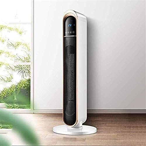 Outdoor Garden Heater Oscillating PTC Ceramic Heater - Remote Control Upright Heater Internal Oscillation 12 Hour Timer & 2 Heat Settings Thermostat and Safety Cut-Off Patio Heater