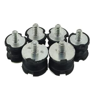 zczqc 6pcs av buffer for husqvarna 61 66 133 136 141 272s 266 268 272xp chainsaw garden tool parts, 1.2×0.5×0.2 inches