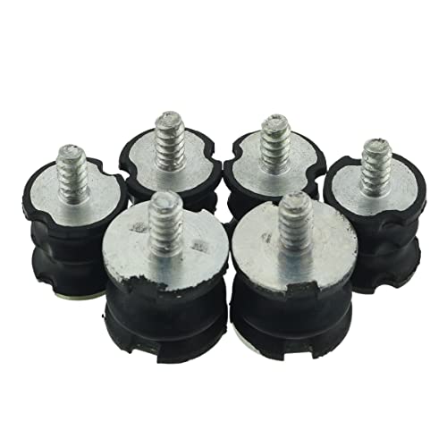 ZCZQC 6pcs AV Buffer for Husqvarna 61 66 133 136 141 272S 266 268 272XP Chainsaw Garden Tool Parts, 1.2x0.5x0.2 Inches