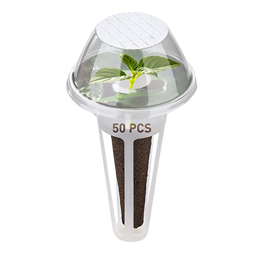 Seed Pod Kit for Aerogarden(50-Pod), Hydroponic Growing Kit for Indoor Garden, Plant Germination Kit Accessories for Seed Starting Growing System