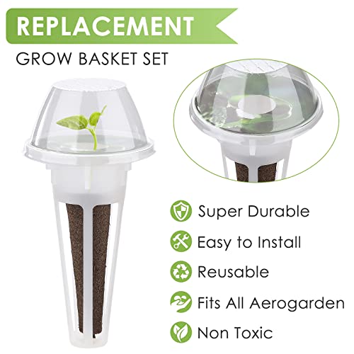 Seed Pod Kit for Aerogarden(50-Pod), Hydroponic Growing Kit for Indoor Garden, Plant Germination Kit Accessories for Seed Starting Growing System