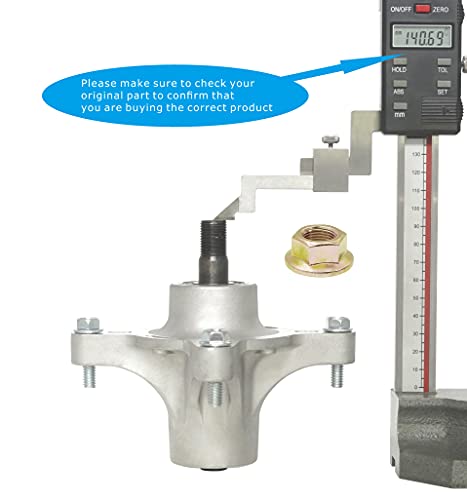 OKH Spindle Assembly Replaces 121-0751 Shaft, 117-7439 & 117-7268. Fits 42" 50" TimeCutter Zero Turn Mowerupgraded with Threaded mounting Holes for Easier intall, mounting Bolts Included