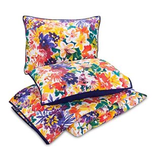 Makers Collective Garden in Bloom Quilt Set Purple Twin