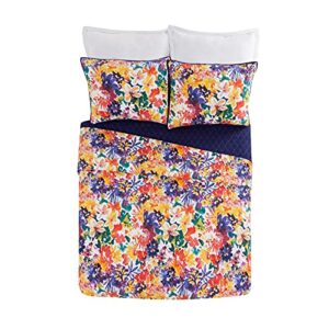 Makers Collective Garden in Bloom Quilt Set Purple Twin