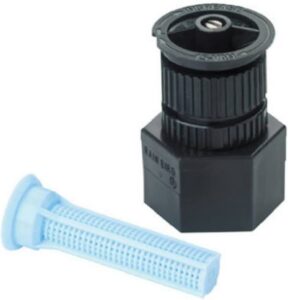 rain bird a17ap shrub nozzle, 0° -360, 8′ -15′ spray distance, adjustable pattern, black