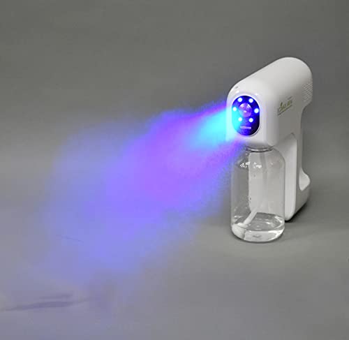 Portable Cordless Handheld Nano Mist Sprayer Fogger ULV Atomizer for Home, Office, School, or Garden (Gray)