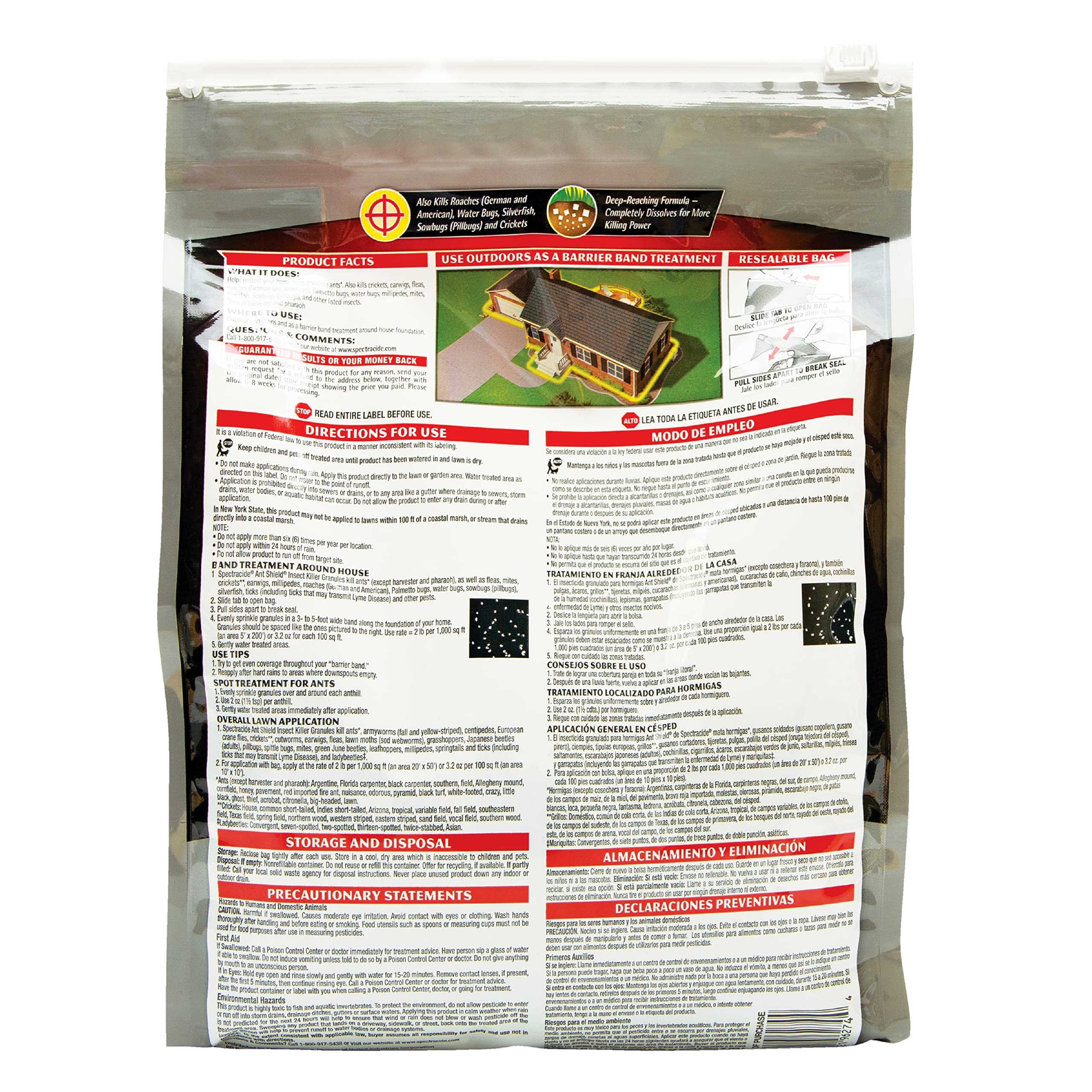 Spectracide 96274 Ant Shield Insect Killer Granules (HG-96274) (3 lb), Case Pack of 1