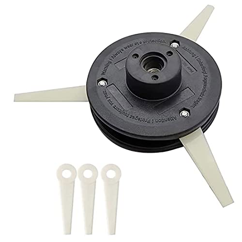 shine-1992 Trimmer Head with 6 Pieces Trimmer Head Replacement Blades Fits for Stihl Polycut 20-3 for Patio, Lawn, Garden