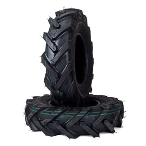 mowerpartsgroup (2) tiller tires 4.8x4x8 4.8×4-8 4.80-4.00-8 480/400-8 ag tread 4 ply