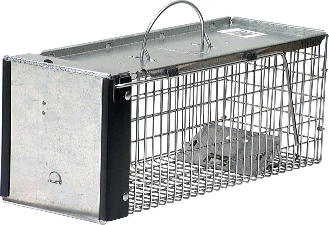 Havahart 0745 Extra Small 1-Door Humane Catch and Release Live Animal Trap for Squirrels, Chipmunks, Rats, Weasels, and Small Animals