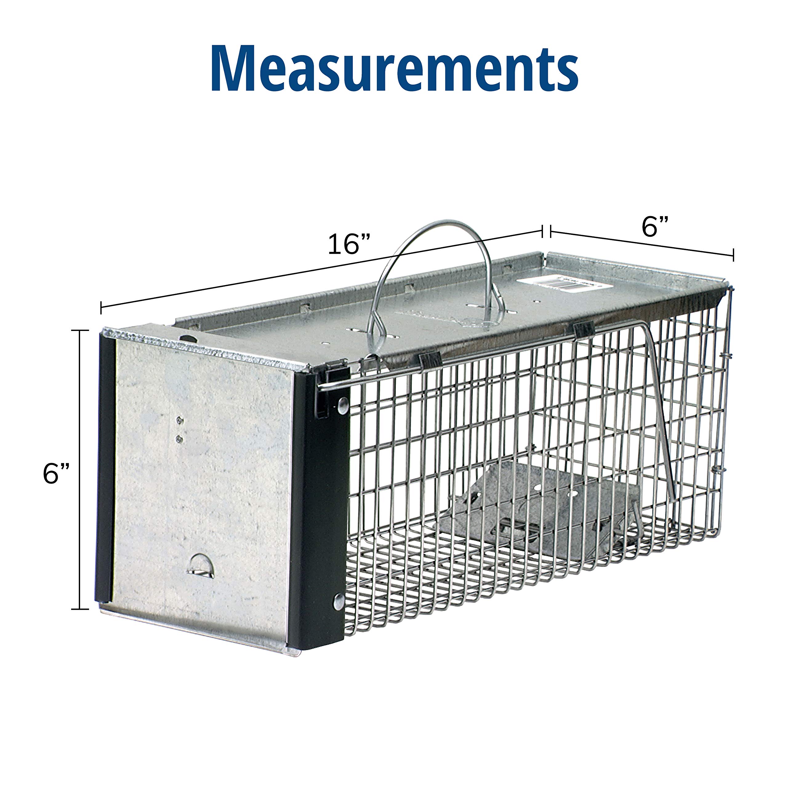 Havahart 0745 Extra Small 1-Door Humane Catch and Release Live Animal Trap for Squirrels, Chipmunks, Rats, Weasels, and Small Animals