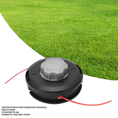 Yosoo M10 X 1.25 Trimmer Head, Replacement Grass Trimmer Head Aluminum Plastic Internal Thread Lawn Mower Accessories for Garden Lawn Patio Strimmer Spool(Style 2)