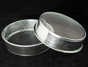 sala garden set of 2 mini soil sieves 1/16″ & 3/16″ – bonsai/house plant re potting tool plant container accessories vg #pkr08