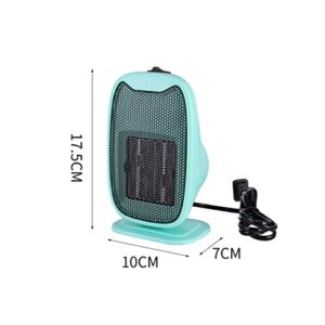 Outdoor Garden Heater Portable Ceramic Electric Heater Fast Heating Air Warmer Fan Office Home Desktop Car Heater Silent Patio Heater