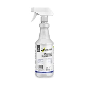 z-defense patio, lawn and garden spray permethrin insecticide, 32oz spray. permethrin pesticide kills ticks, fleas, spiders, ants, mosquitoes.