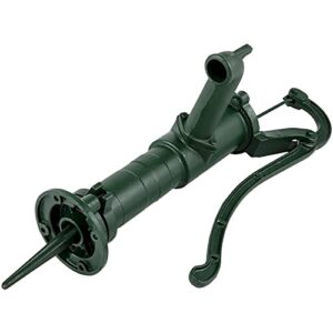 VEVOR Antique Hand Water Pump 14.6 x 5.9 x 26 inch Pitcher Pump w/Handle Cast Iron Well Pump w/ Pre-set 0.5" Holes for Easy Installation Old Fashion Pitcher Hand Pump for Home Yard Ponds Garden Green