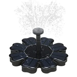 xxxdxdp solar powered fountain 8v 1.6w solar panel water floating fountain garden decoration water pump for bird bath pond pool