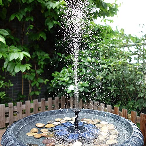 XXXDXDP Solar Powered Fountain 8V 1.6W Solar Panel Water Floating Fountain Garden Decoration Water Pump For Bird Bath Pond Pool