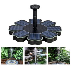 XXXDXDP Solar Powered Fountain 8V 1.6W Solar Panel Water Floating Fountain Garden Decoration Water Pump For Bird Bath Pond Pool