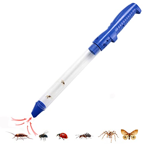 TAISHAN Powerful Vacuum Bug Catcher,Spider and Insect Traps Catcher with USB Rechargeable Blue Pest Control,Insects Handheld LED Flashlight for Stink Bug,Beetle,Pest Suction Trap