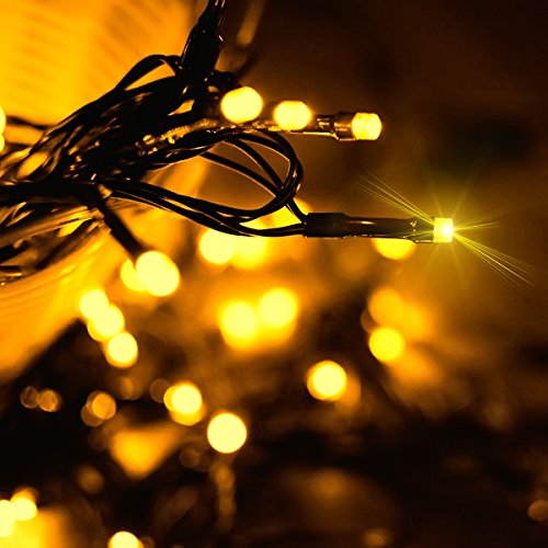 LALAPAO 2 Pack Super-Long Solar String Lights 85FT 240 LED 8 Modes Solar Powered Outdoor Lighting Waterproof Christmas Fairy Lights for Xmas Tree Garden Homes Wedding Lawn Party Decor(Warm White)