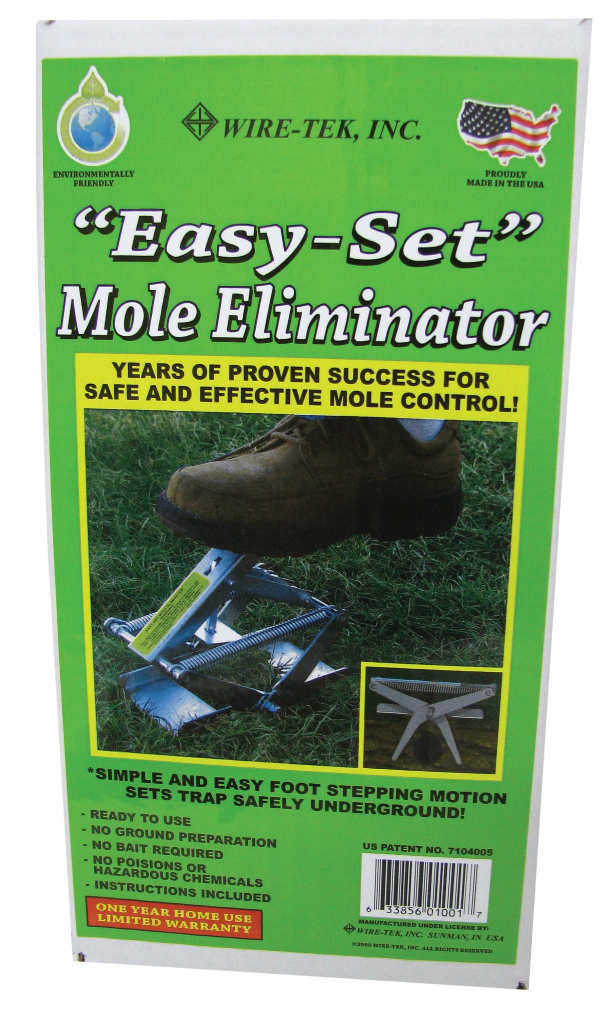 Wire Tek 1001 EasySet Mole Eliminator Trap